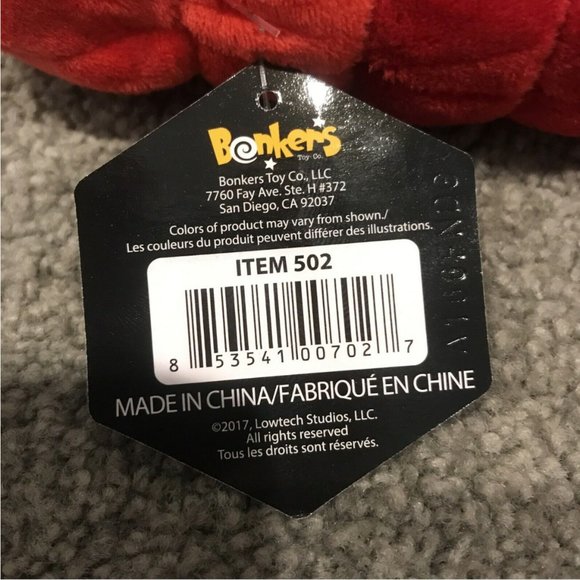 Bonkers | Toys | Slitherio Bendable Worm Red 8 Plush Toy Bonkers Toys ...